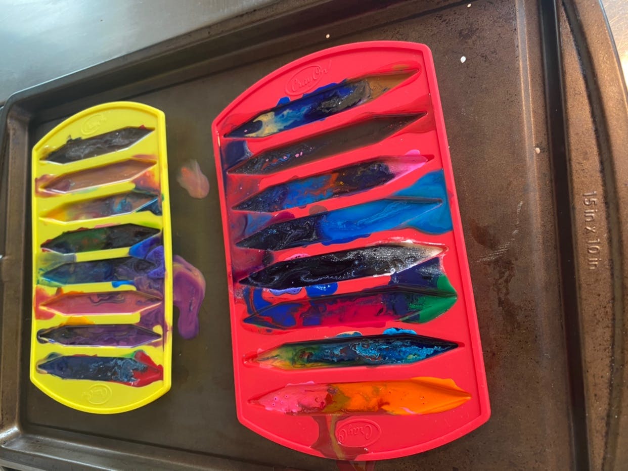Have you tried making your own crayons? - Winnie